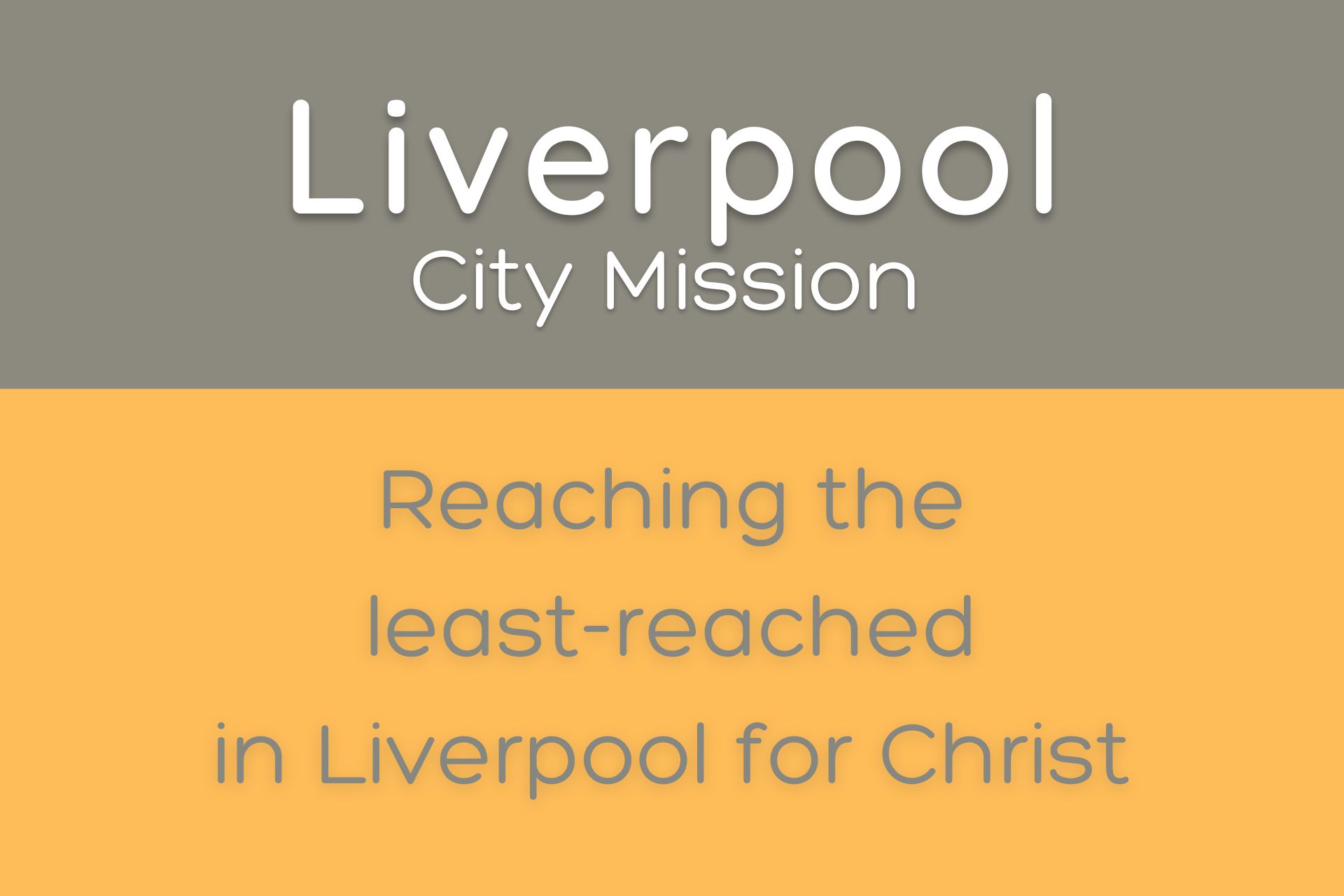 Mission Statement - Liverpool City Mission